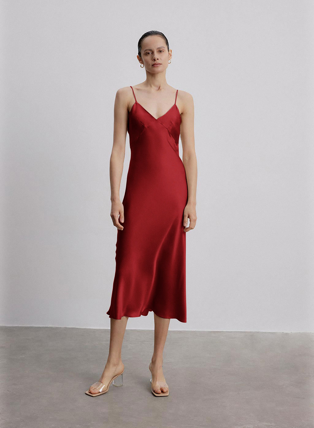 Sandwashed Silk Maxi Slip Dress – SILK MAISON
